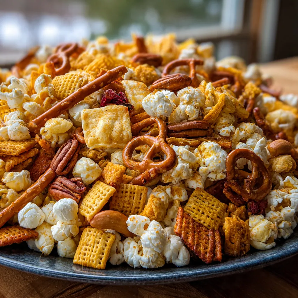 Classic Party Mix: Crunchy, Savory Homemade Snack