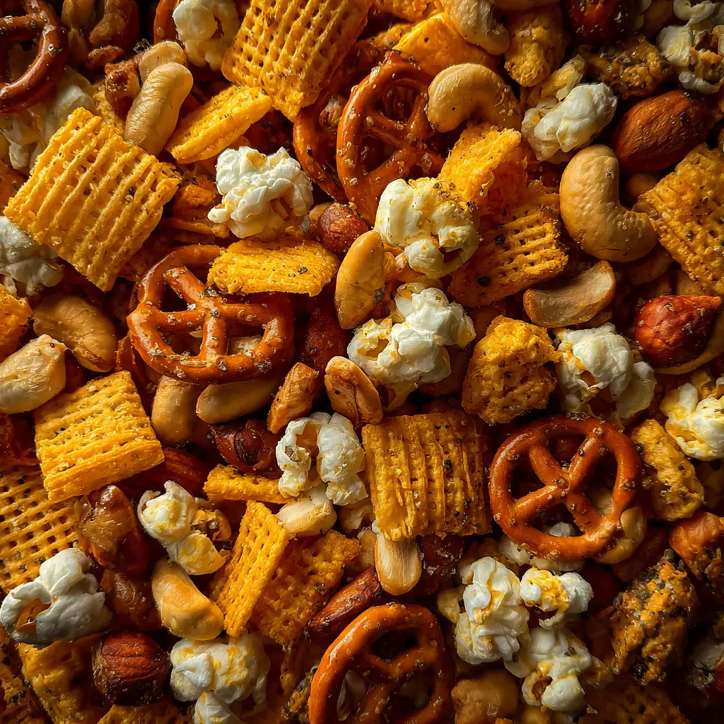 Classic Party Mix: Crunchy, Savory Homemade Snack