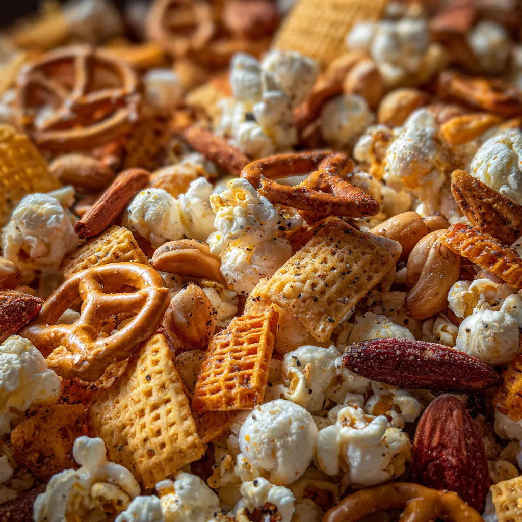 Classic Party Mix: Crunchy, Savory Homemade Snack